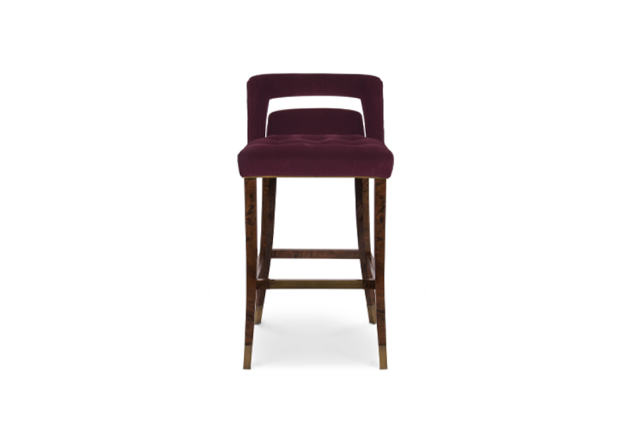 Intimate Bar Interior Design With Light Colors And Graceful Bar Chair ...