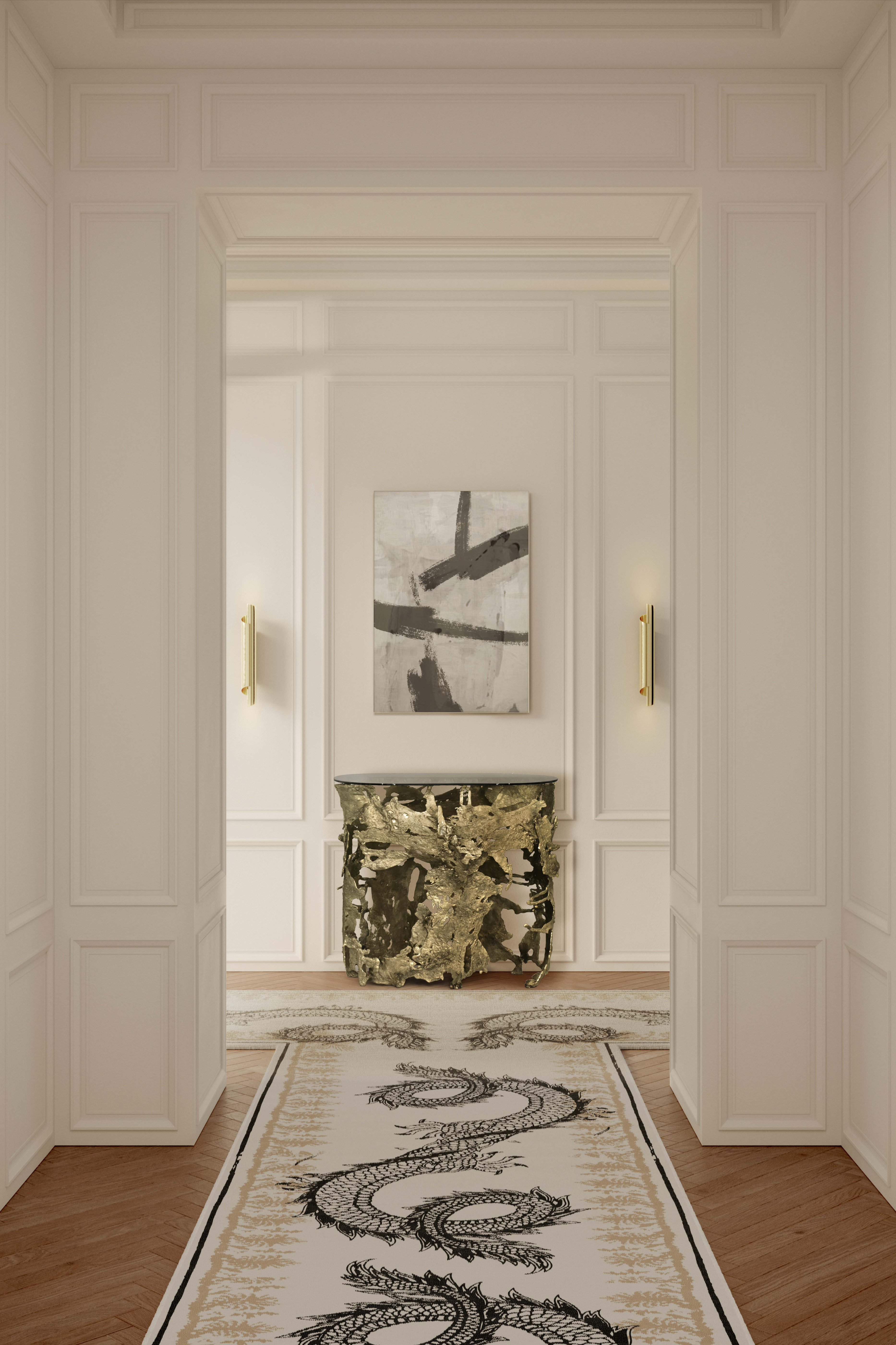 Neutral Hallway With Parisian-inspired Aesthetic - Home's Society